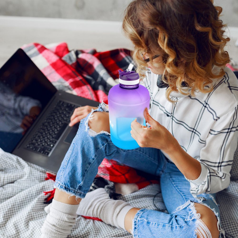 Gourde 3,8L HydroSport™ XXL | Gourde XXL graduée motivation – Chop Chop ...