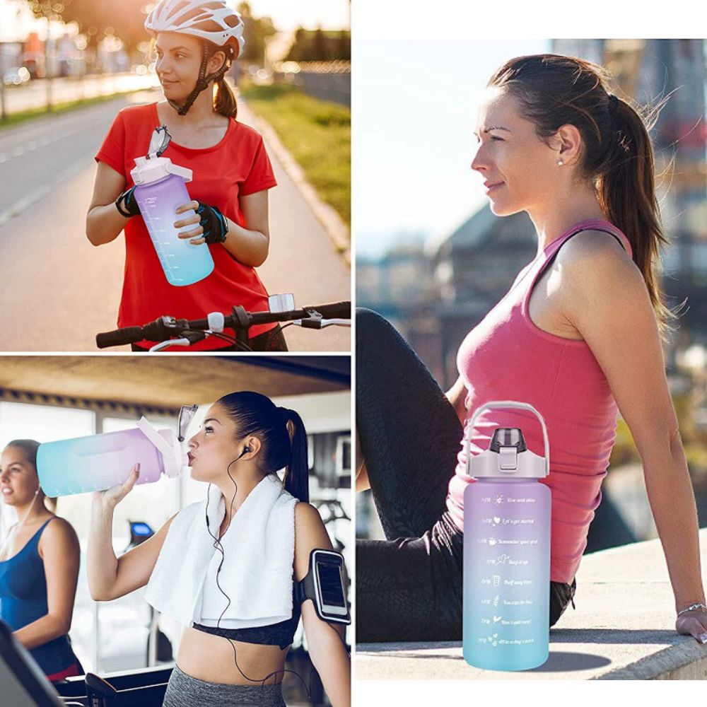 Gourde 2L HydroSport™ | Gourde grande capacité graduée – Chop Chop Pickle